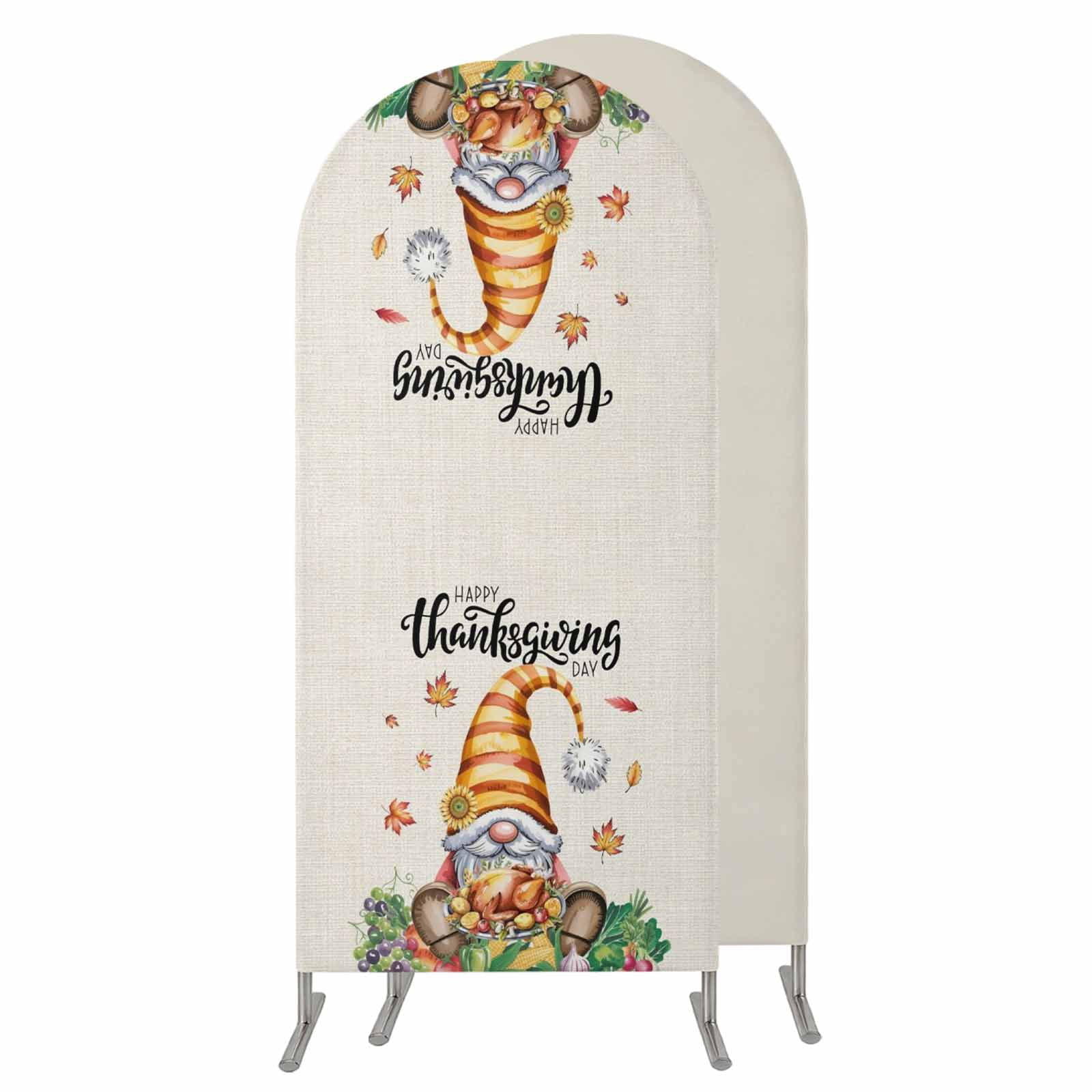 7.2FT Arch Backdrop Covers, Hello Fall Wedding Arch Cover Stretchy ...