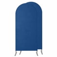 7.2FT Arch Backdrop Covers, Pure Navy Blue Wedding Arch Cover Stretchy ...
