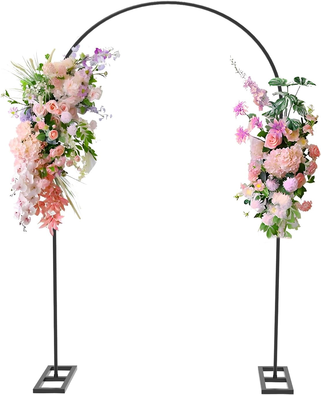 7.2FT Arch Backdrop Stand, Metal Wedding Arch Stand for Ceremony ...