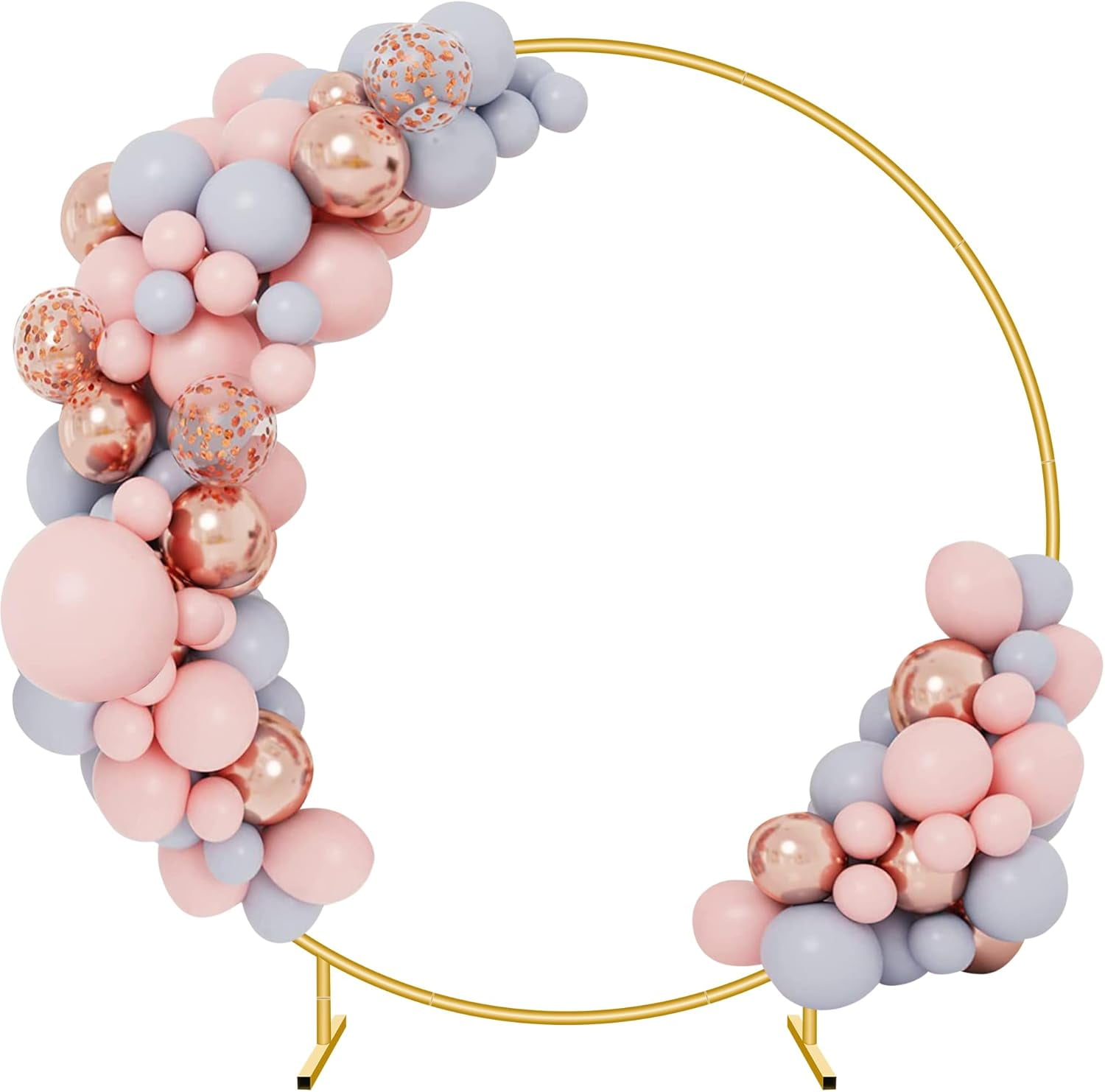7.2FT Circle Balloon Arch Stand for Floor Round Arch Backdrop Stand for ...