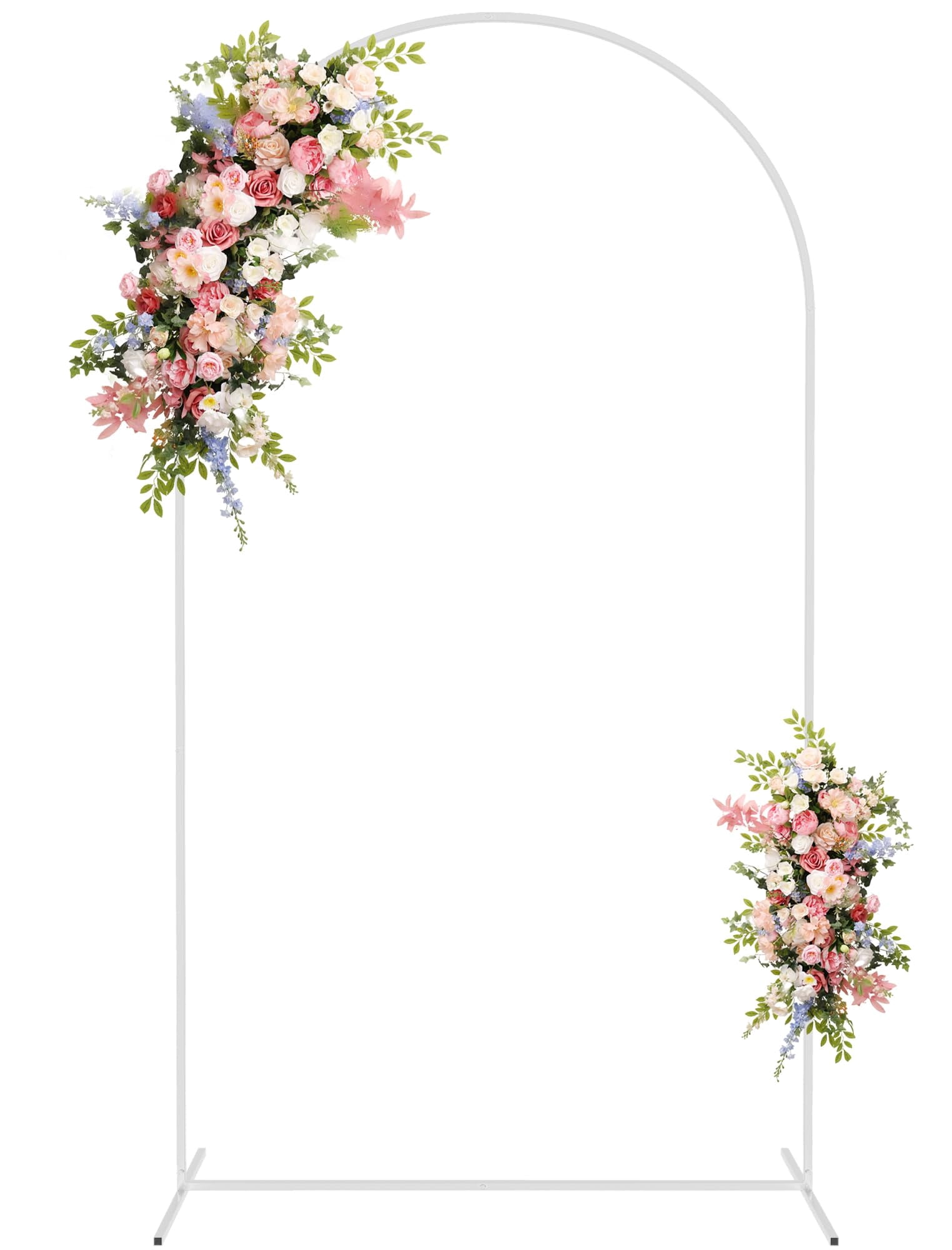 7.2FT Metal Arch Backdrop Stand Wedding Balloon Background - Walmart.com