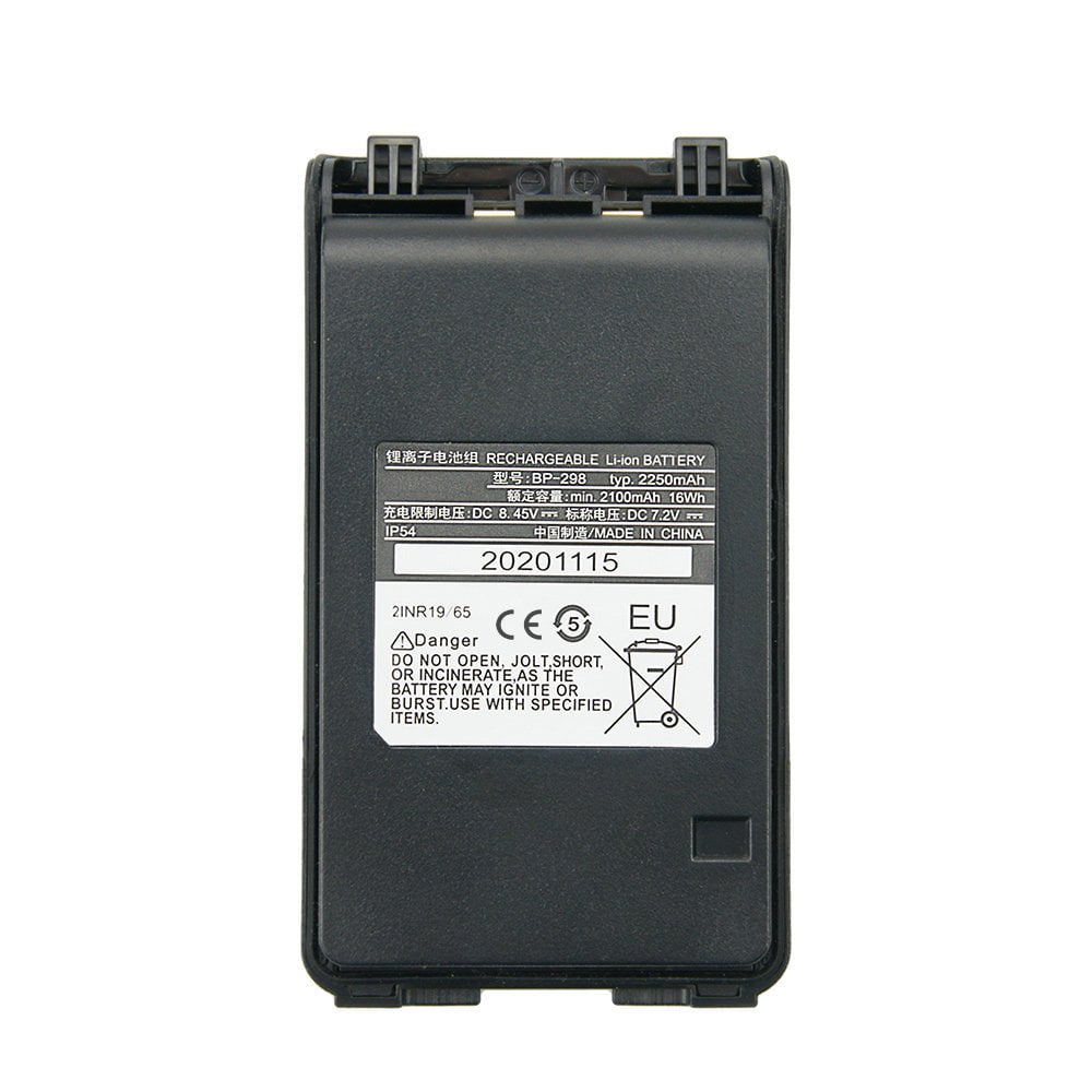 7.2V 2250mAh BP-298 Battery for Icom Radios IC-V86 IC-V80 IC-T70A IC ...