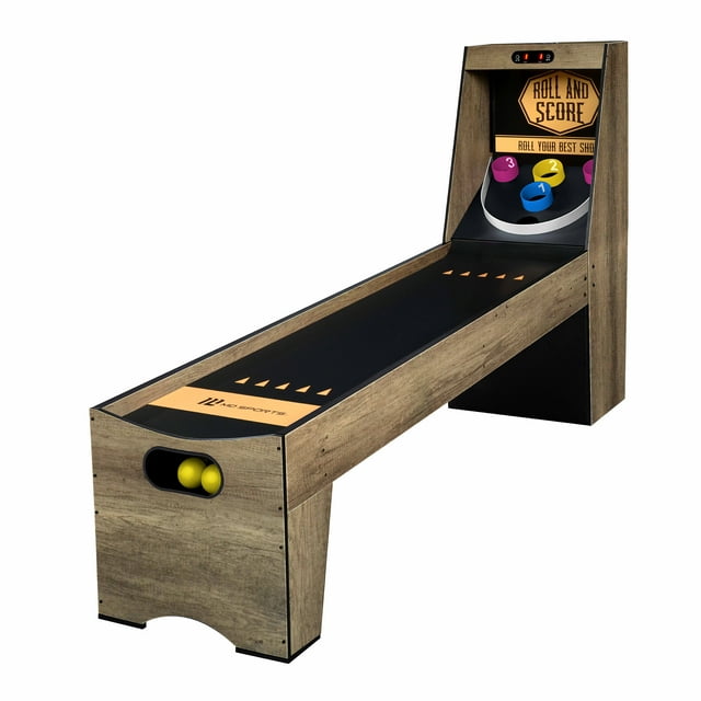 MD Sports Home Indoor 7’3” Roll & Score Arcade Game, Electronic Scoring ...