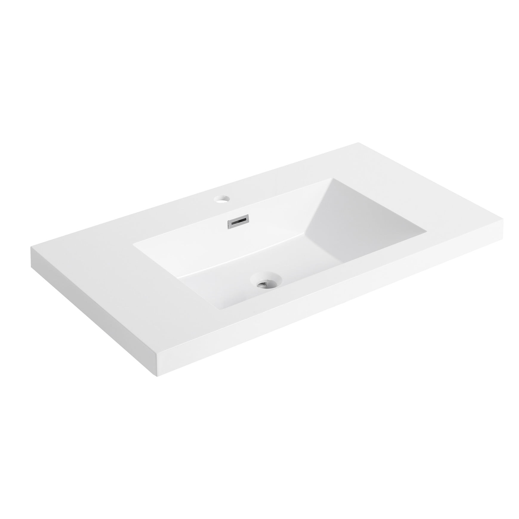 7.3-inch High Sink Resin - Contemporary Aesthetic - Bathroom ...