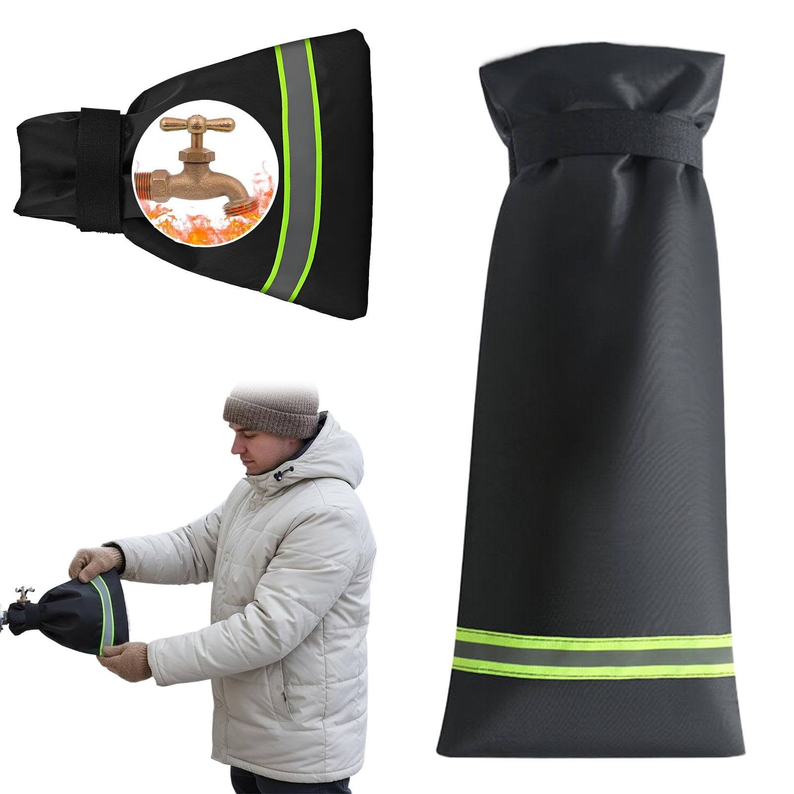 7.3" x 17.7" Insulated Spigot Cover, Waterproof Hose-Bib Sock ...