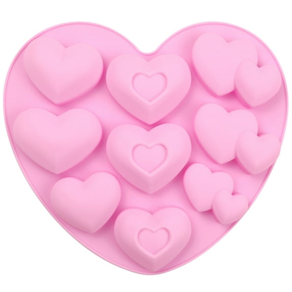 7.3"x8"Heart Shaped Molds for Making,Heart-Shaped Cocolate Mold ...