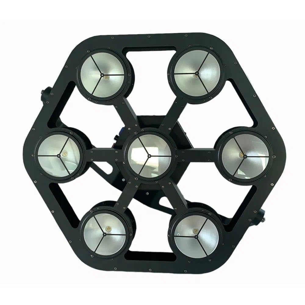 7 * 30W RGBW LED COB Stage Effect Light Retro Church Wedding Party ...