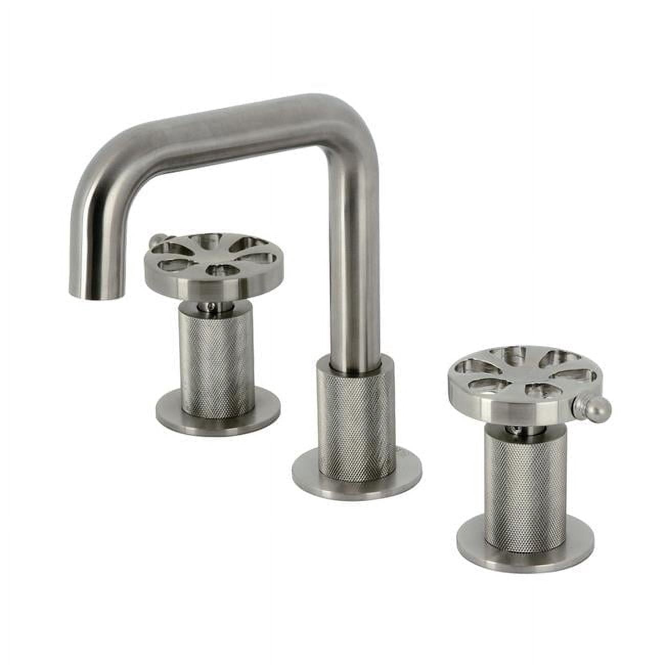 7.31 in. Belknap Widespread Bathroom Faucet with Push Pop-Up, Brushed ...