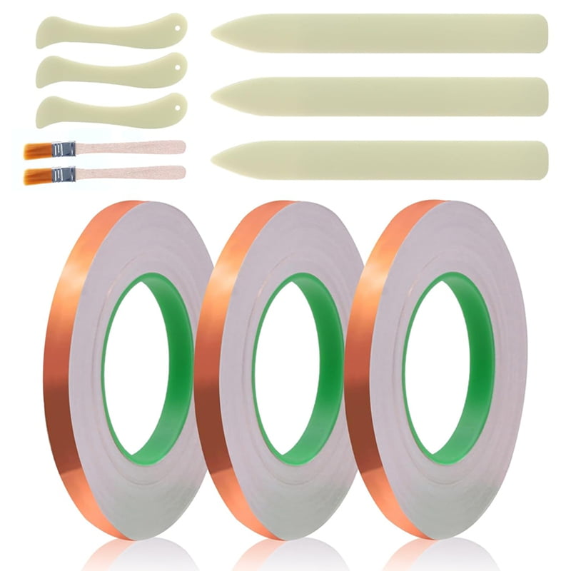 7/32inch Back Copper Foil Tape Backed Copper Foil for Stained Glass 3 ...