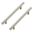 7.38 Inch Cabinet Pulls Satin Nickel 50 Pack Kitchen Cupboard Handles ...