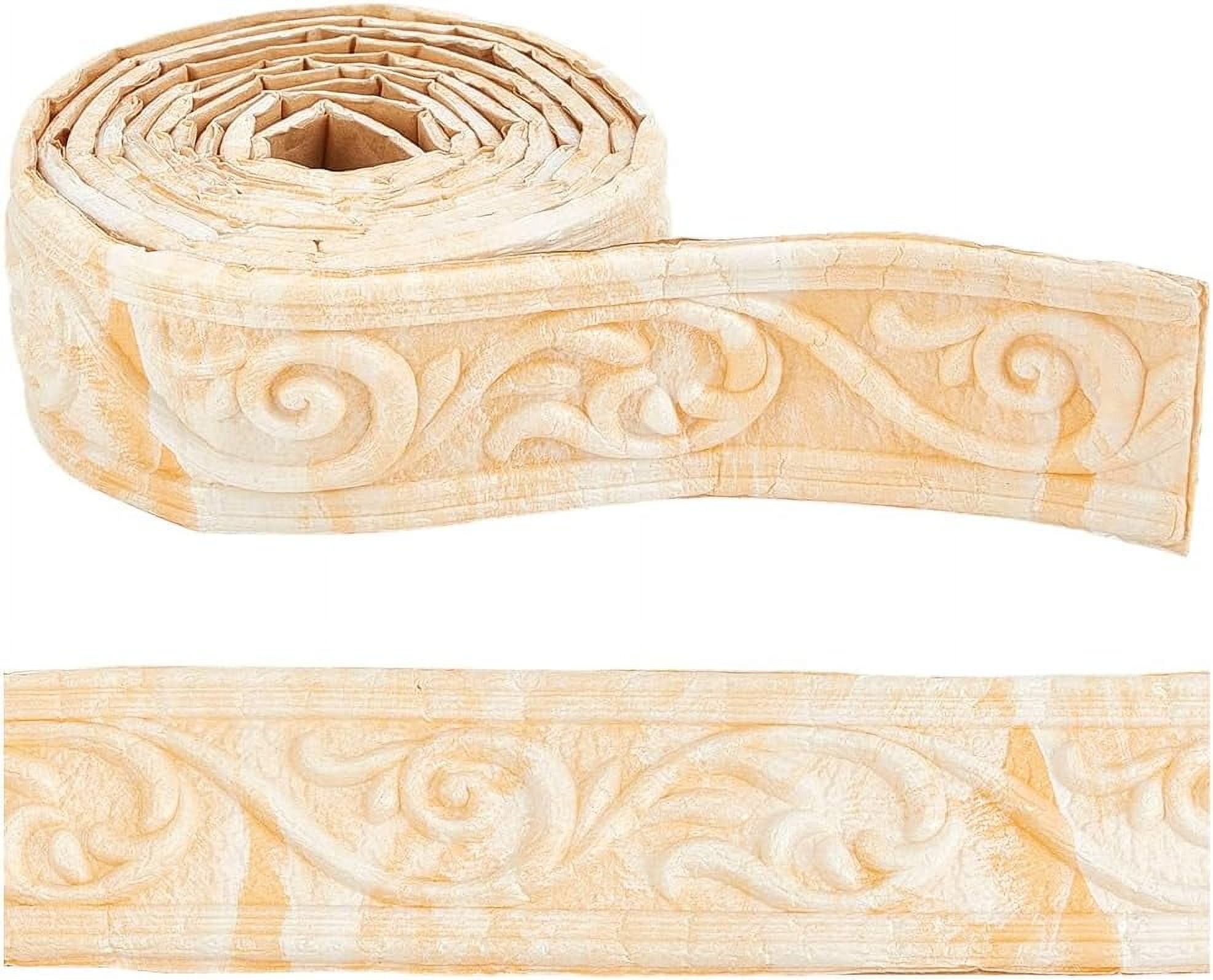 7.38FT x 1.97 Inch Molding Peel and Stick Flexible Foam Trim Fade Color ...