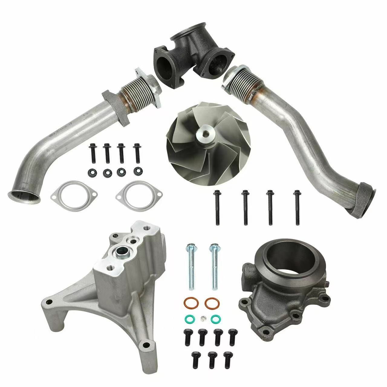 7.3L 99-03 Ford Powerstroke Turbo Pedestal Exhaust Housing - No EBV ...