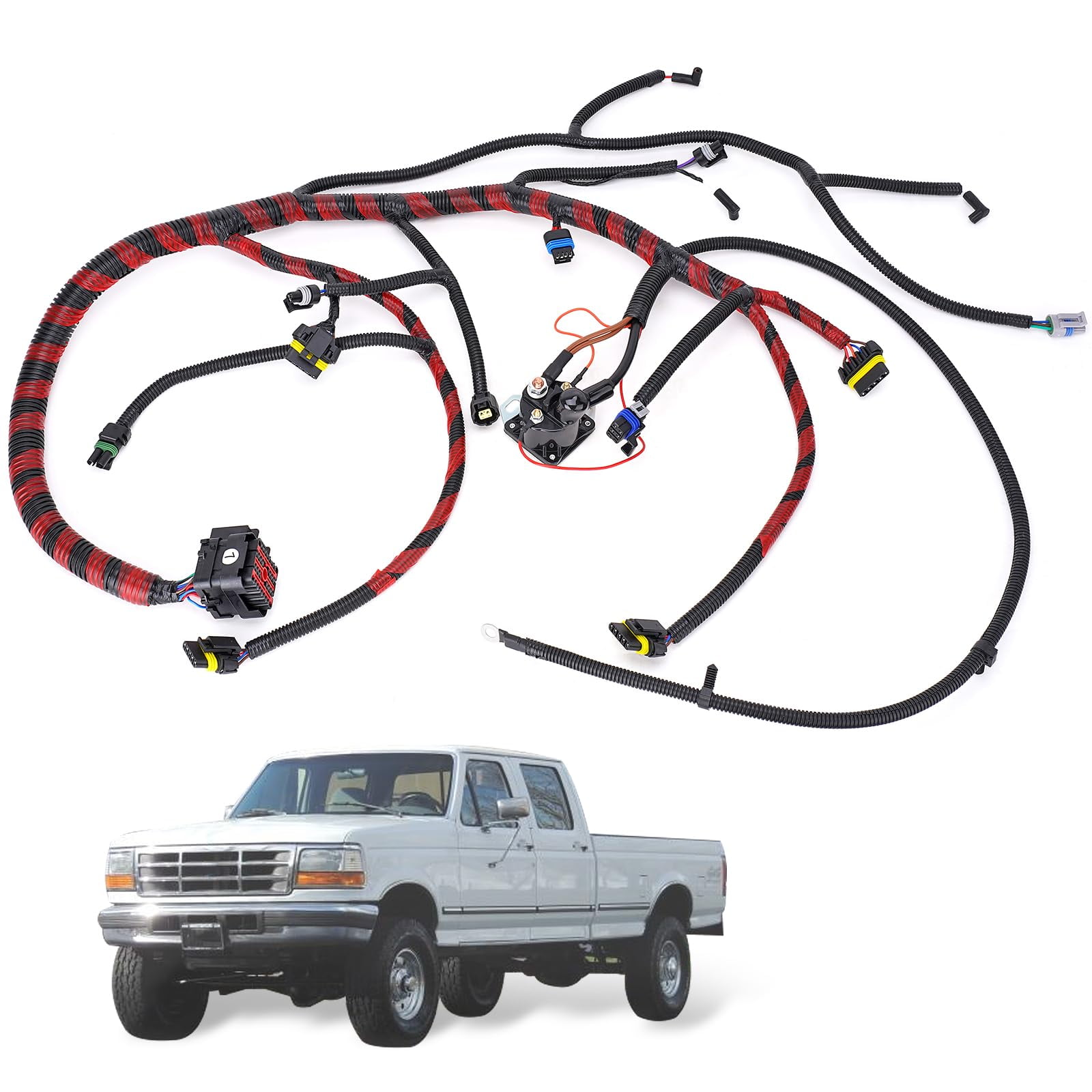 7.3L Engine Wiring Harness Assembly For 1997 Ford F-250 F-350 FSD F7TZ ...