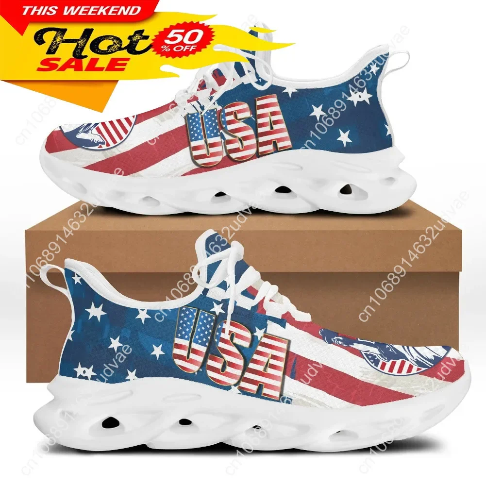 7.4 American Flag Statue of Liberty Print Flat Shoes for Women Cool ...