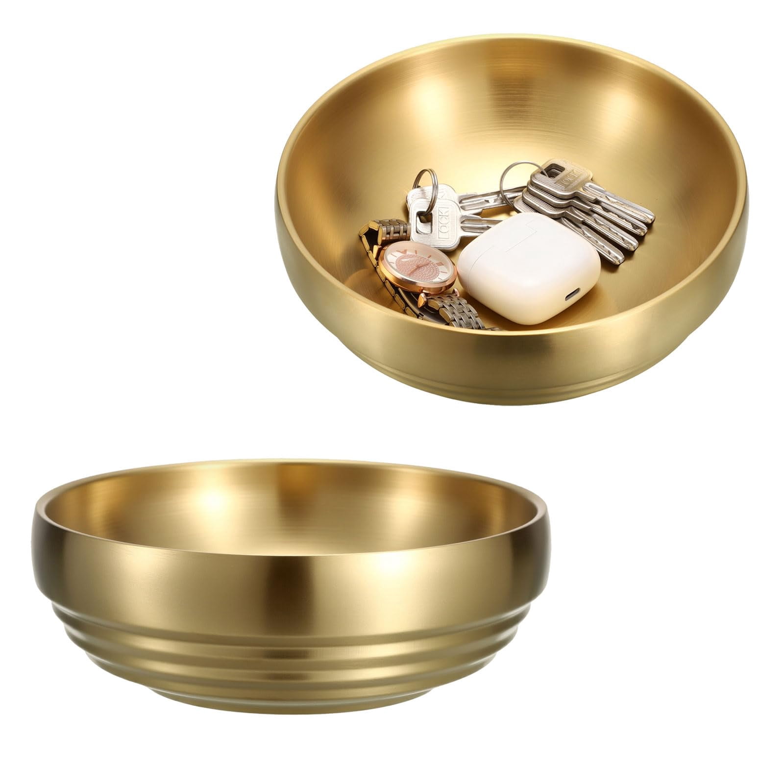 7.4" Decorative Bowl - 2 Packs Key For Entryway Table Catchall Vintage ...
