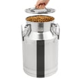 7.4 Gal 304 Stainless Steel Milk Can, Sealed Liquid Storage Bucket with ...