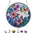 7.4 In Acrylic Puzzle Suncatcher Window Hanging, Stained Glass Rainbow ...