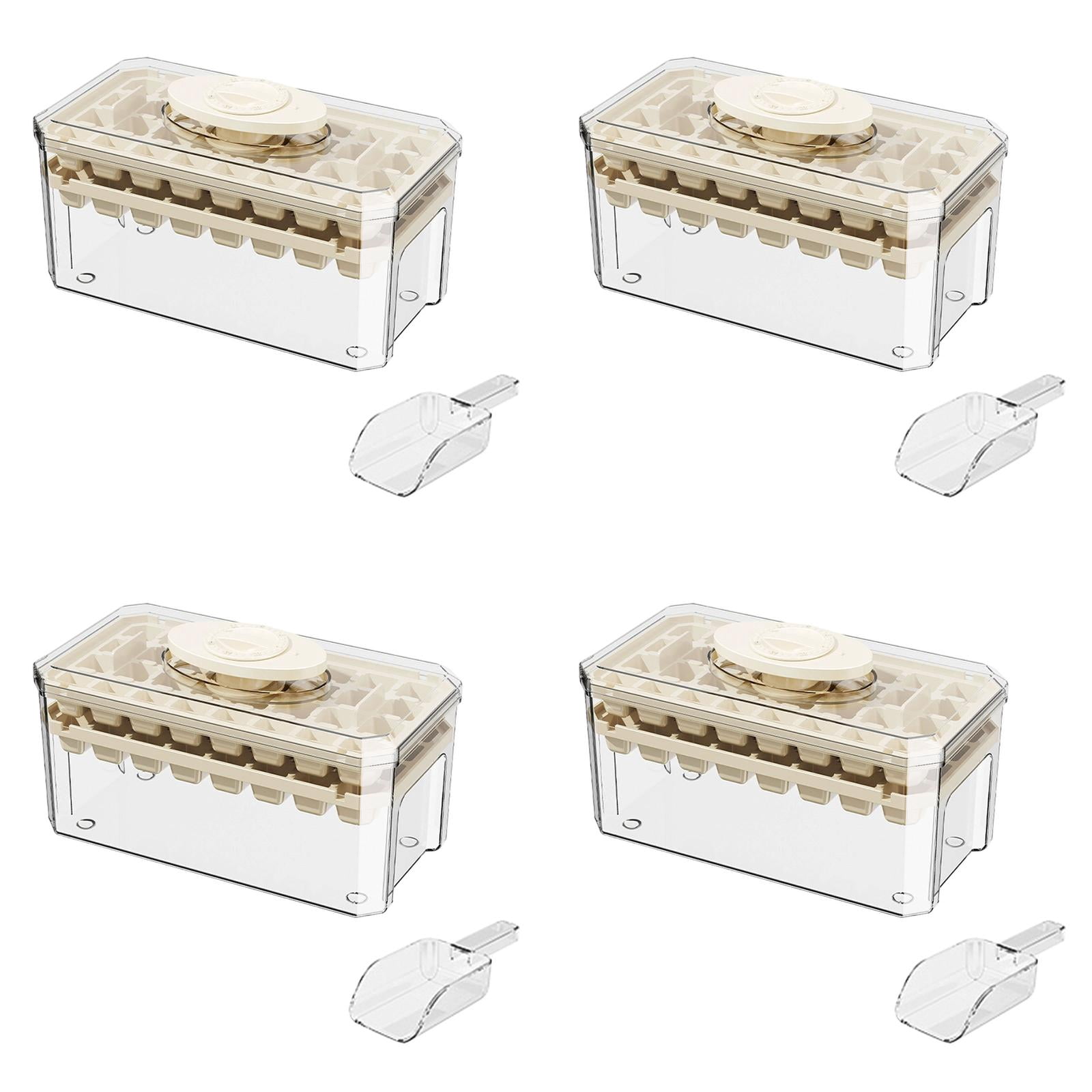 7.4 Inch Ice Cube Tray with Lid One Touch Press Easy Release, Large ...