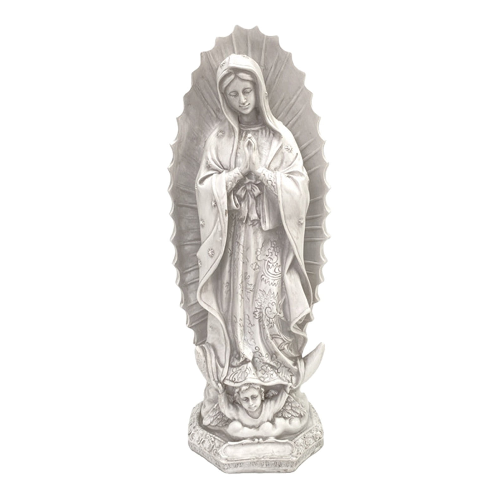 7.4 Inch Virgin Mary Statue - Handcrafted Our Lady of Guadalupe Statue ...