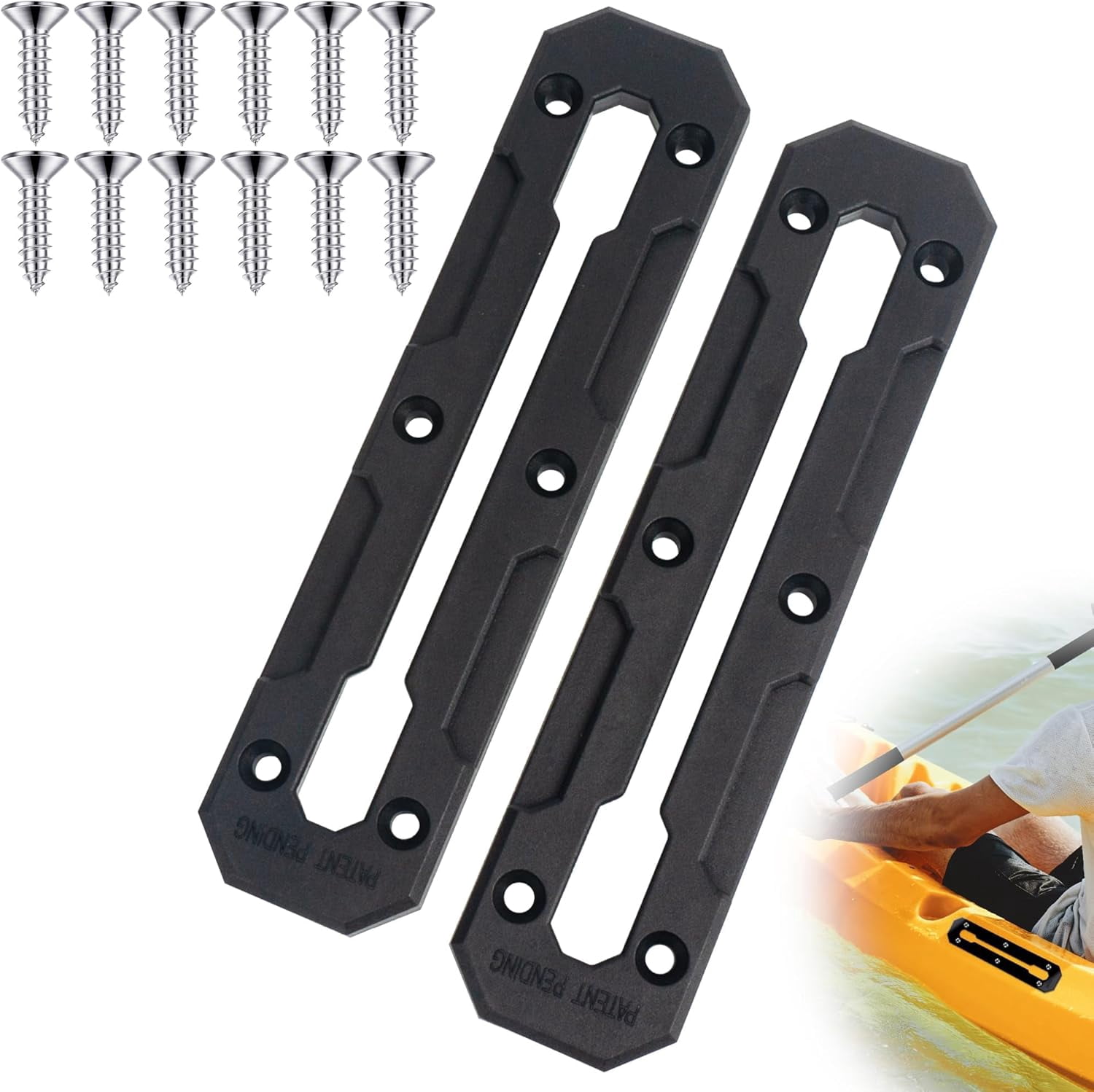 7.4 inch Kayak Track, Kayak Low Profile Track, Kayak Gear Track Mount ...