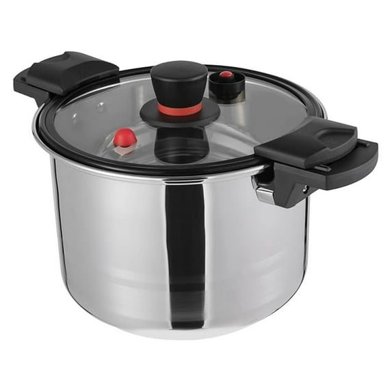 7.4Qt Pressure Cooker Stainless Steel Pressure Pot 60Kpa Heating ...