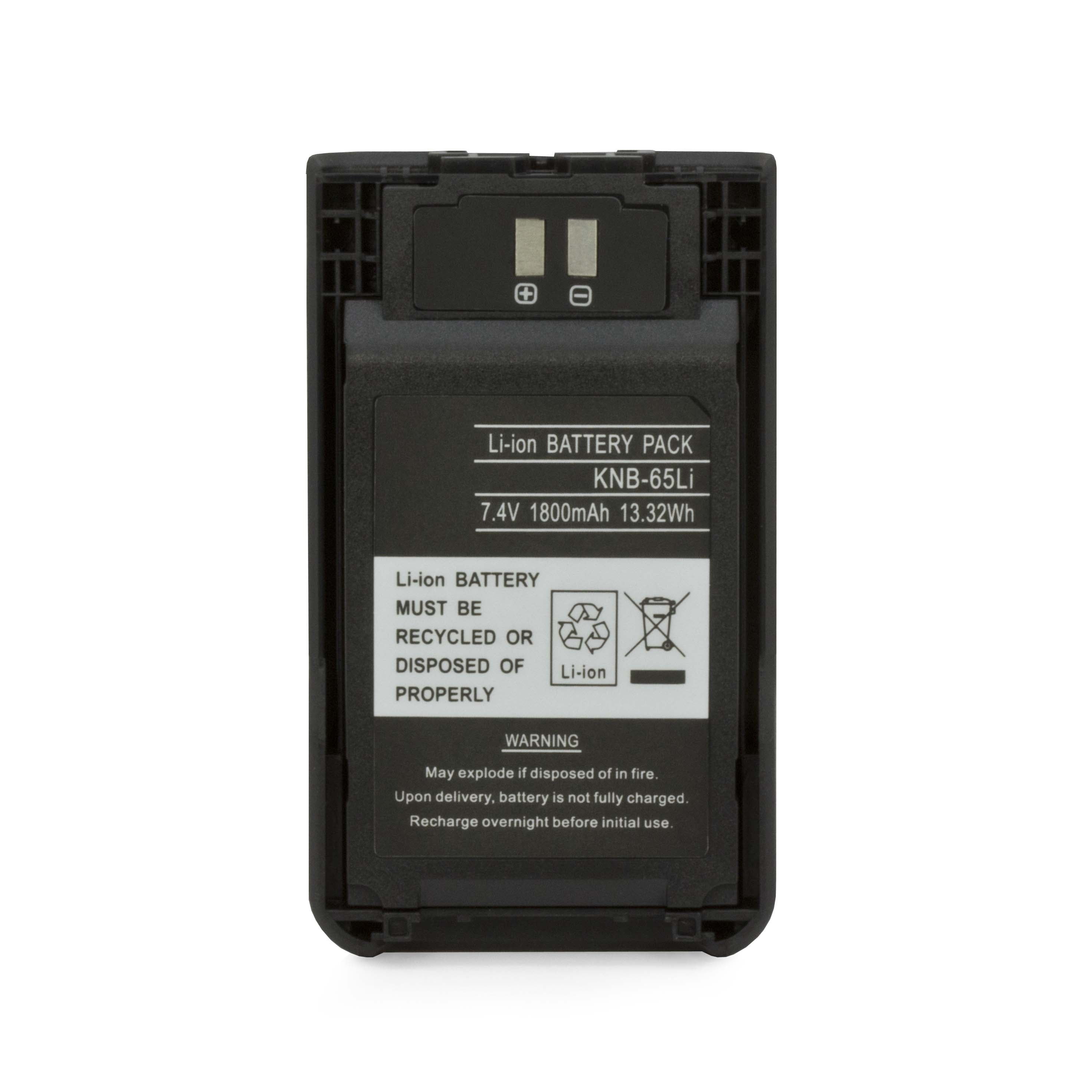 7.4V 1800mAh LI-ION Battery (MSDS Certified) for KENWOOD KNB-63L KNB ...