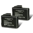 7.4V 2200MAH Li-Ion Batteries Pack with Charger for Heated Gloves (2pcs ...