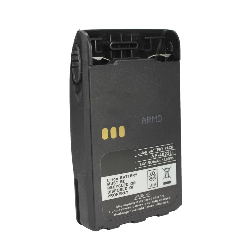 7.4v 2000mAh Li-ion Two-way Radio Battery for MOTOROLA JMNN4023 ...