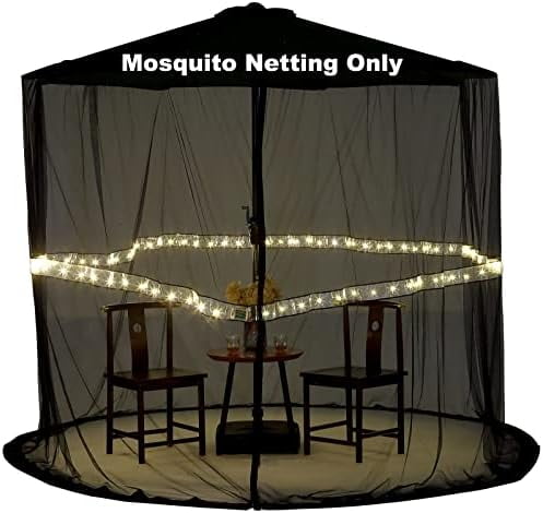 7.5-10FT Umbrella Netting for Outdoor Umbrellas, Patio Umbrella ...