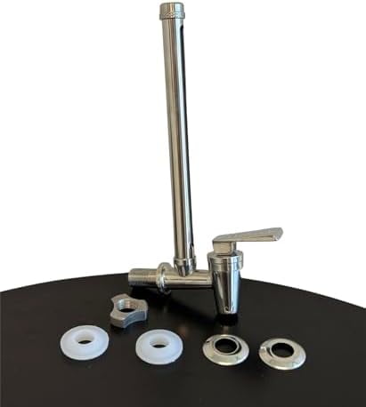 7.5" BPA-Free Sight Glass Spigot - New Flow Design, Clear View Water ...