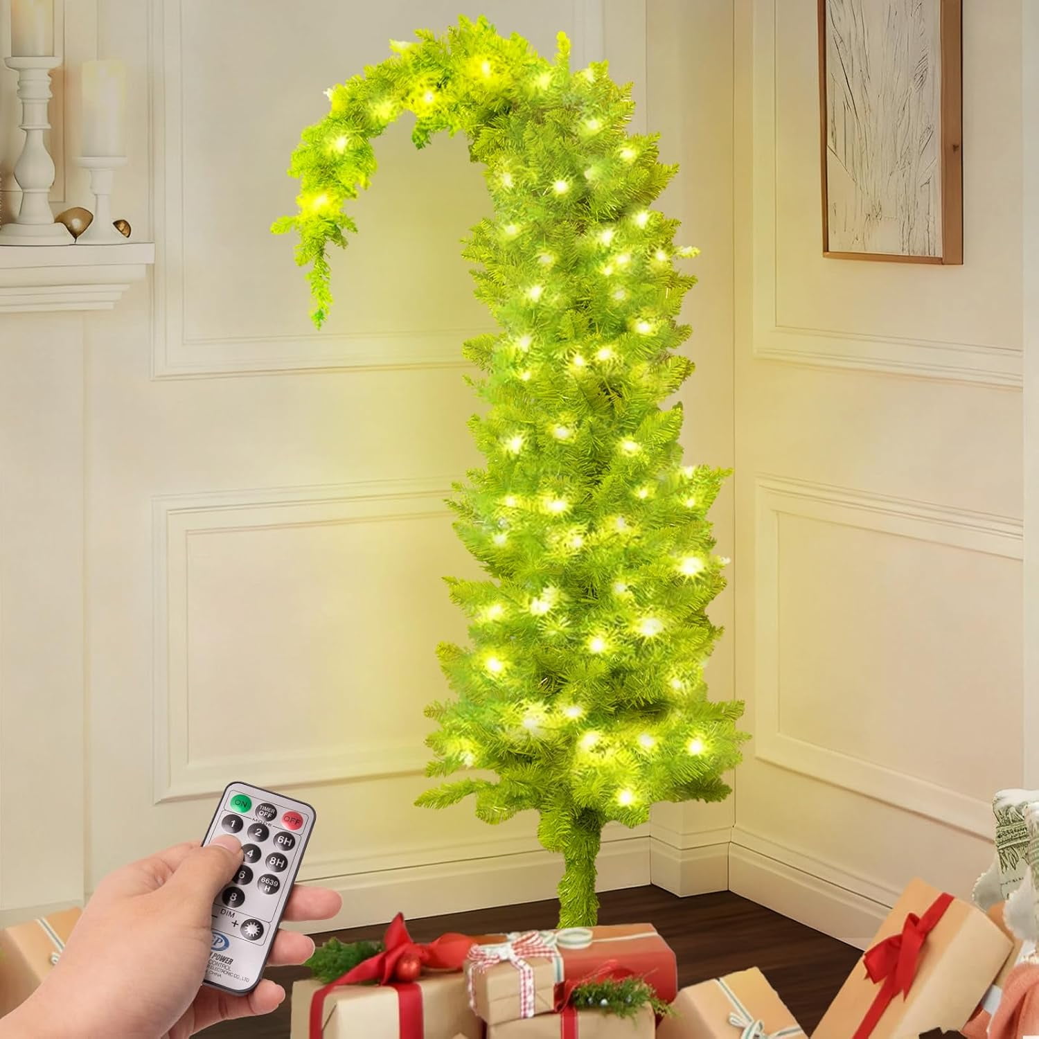 7.5 FT Christmas Tree Bendable Whimsical Christmas Tree Artificial ...