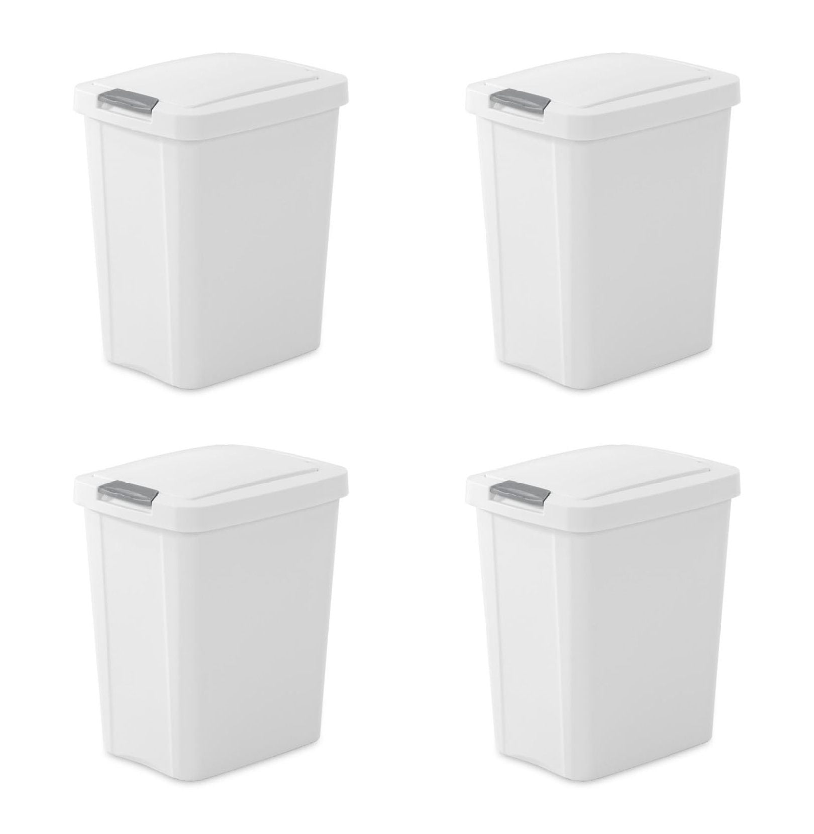 7.5 Gallon TouchTop Wastebasket with Lid That Opens with Touch ...