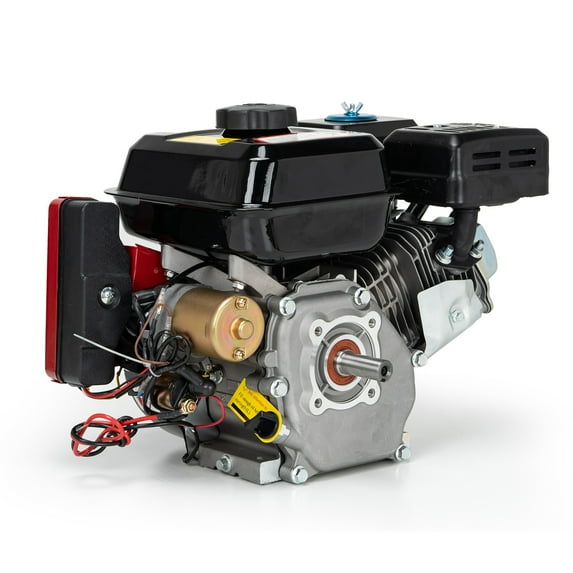 7.5 HP 212CC 4-Stroke Electric Start Go Kart Log Splitter Gas Engine ...