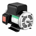 7.5 HP Air Compressor Motor, 3450RPM 56 Frame Electric Motor, 230V, 1-1 ...