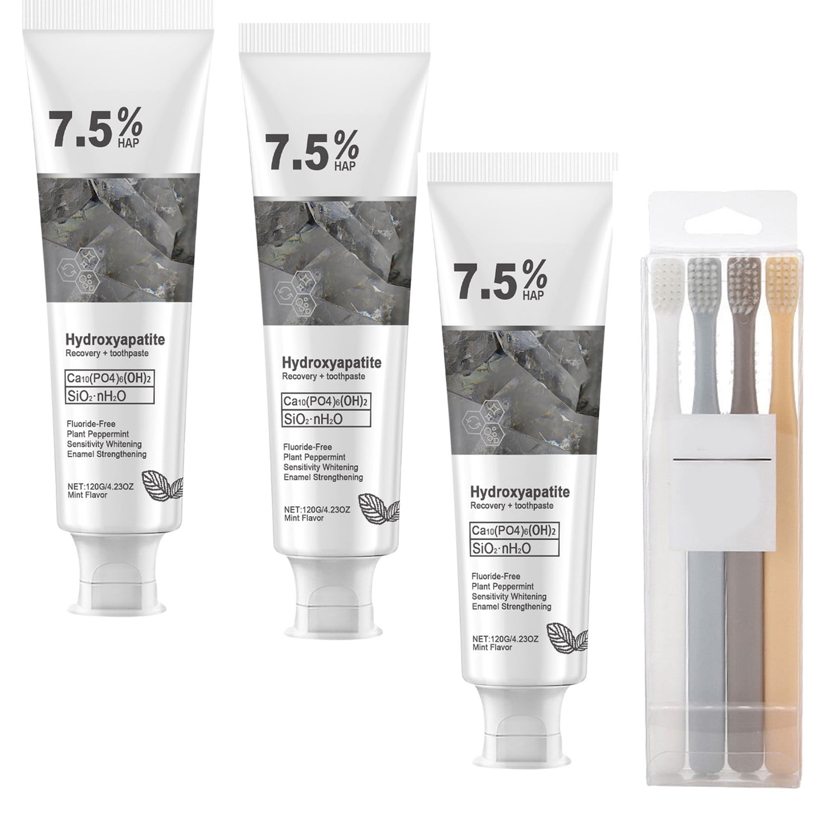 7.5% Hidroxiapatita Toothpaste Upgraded,Hydroxyapatite Toothpastes ...