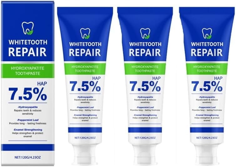 7.5% Hydroxyapatite Toothpaste, Hydroxyapatite Toothpastes for Enamel ...