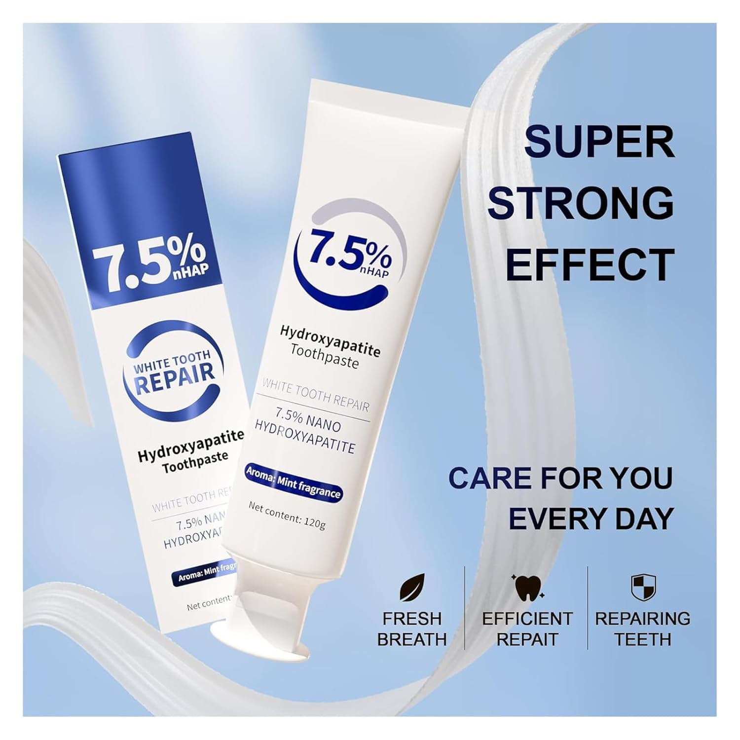 7.5% Hydroxyapatite Toothpaste， Hydroxyapatite Toothpastes for Enamel ...