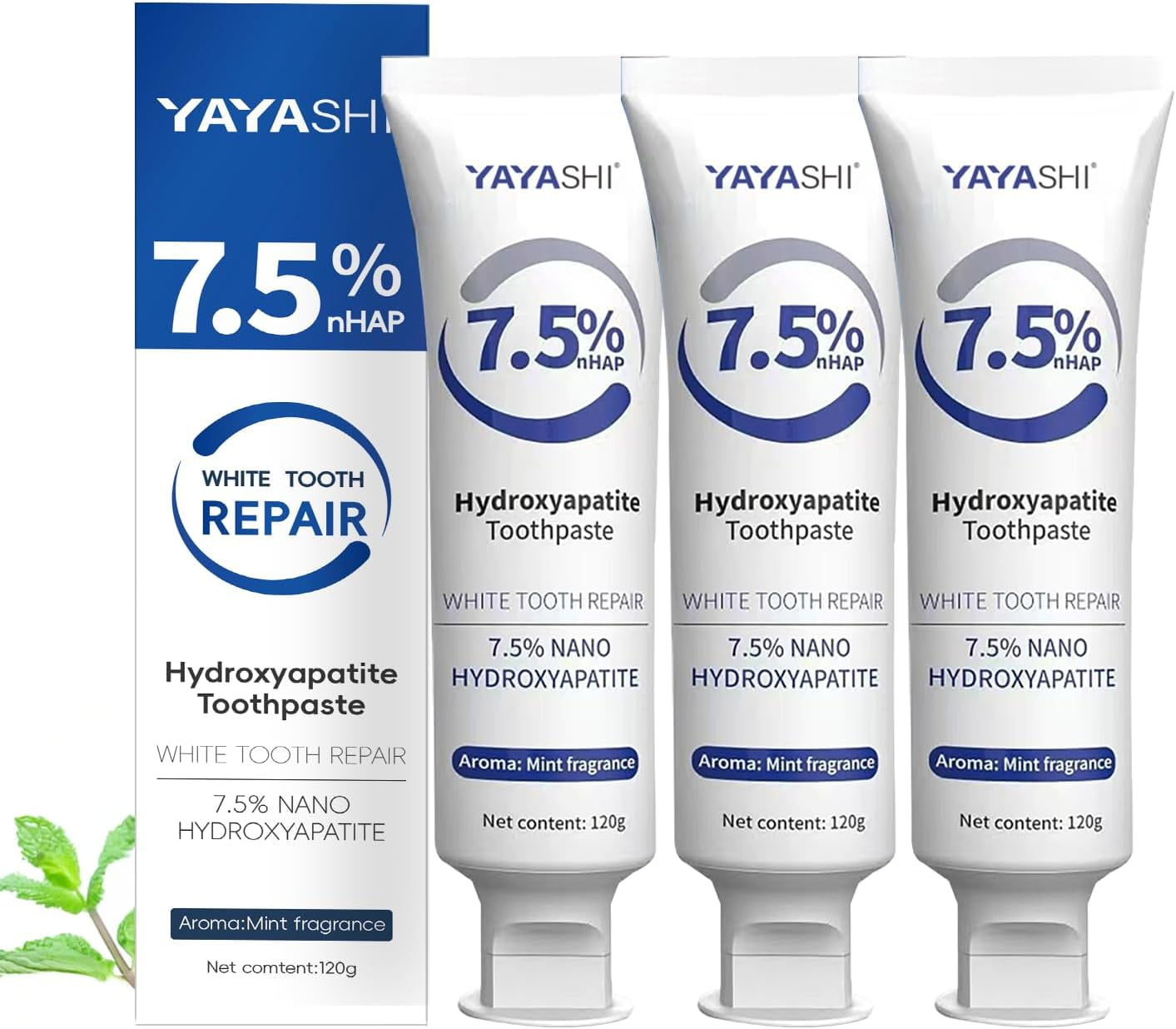 7.5% Hydroxyapatite Toothpaste， Hydroxyapatite Toothpastes for Enamel ...