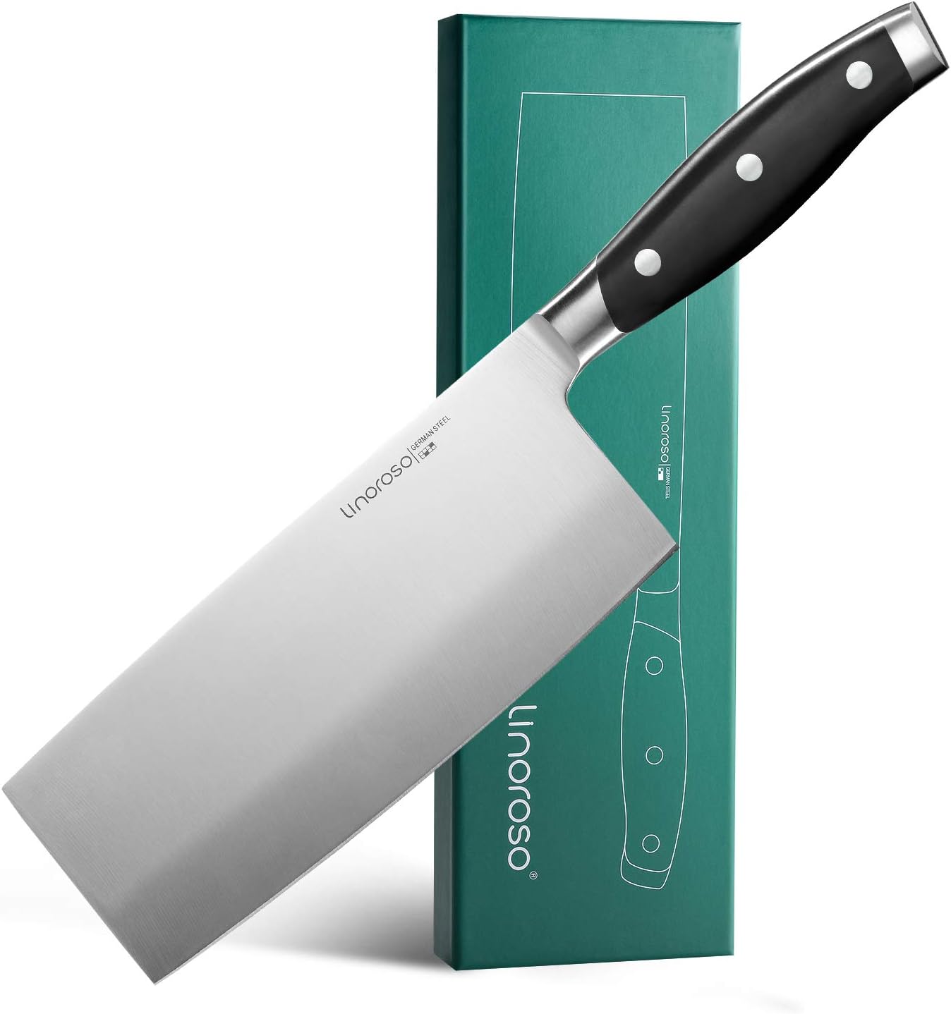 7.5 Inch Cleaver Knife for Meat and Vegetable, Chinese Cleaver Kitchen ...