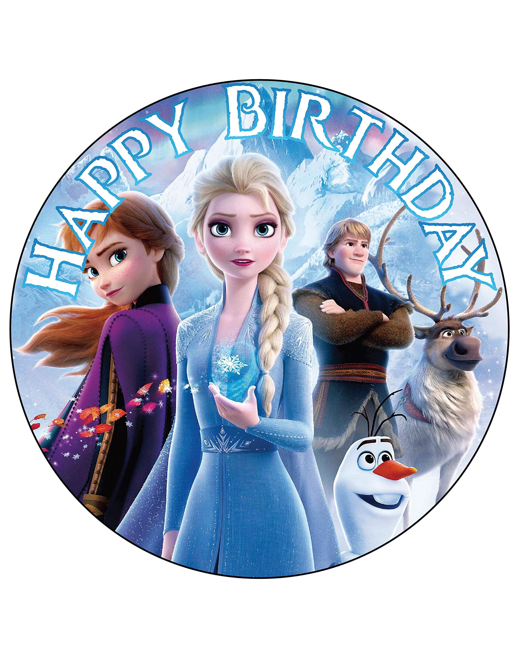 7.5 Inch Edible Cake Toppers – Snowy Adventure Themed Birthday Party ...