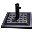 7.5 Inch Heavy Duty Square Umbrella Base Stand of 30 lbs for Outdoor ...