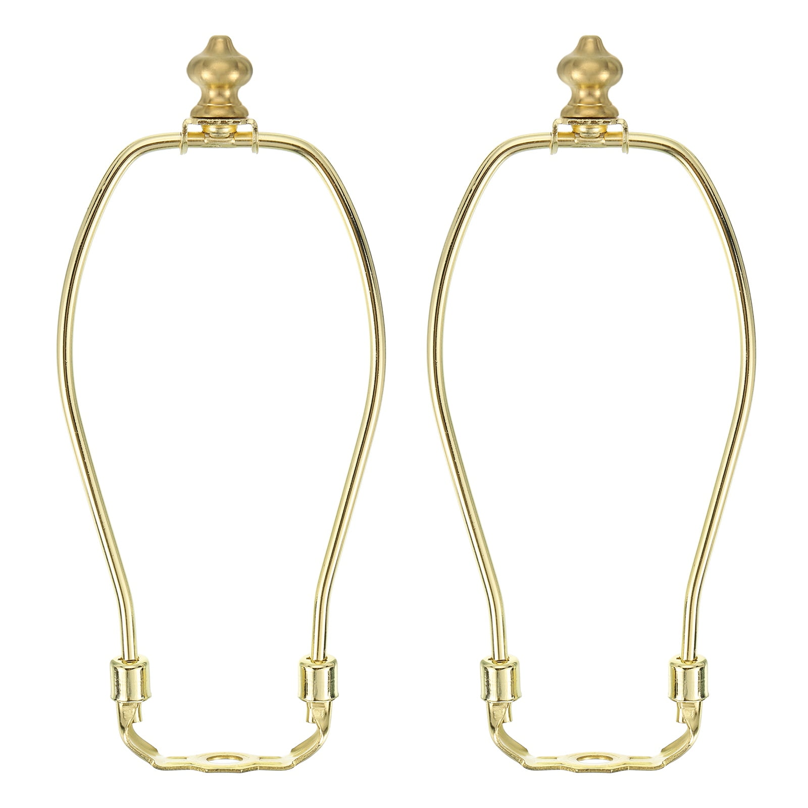 7.5 Inch Lamp Harp Kit with 1 Inch Height Solid Brass Finial, 2 Set ...