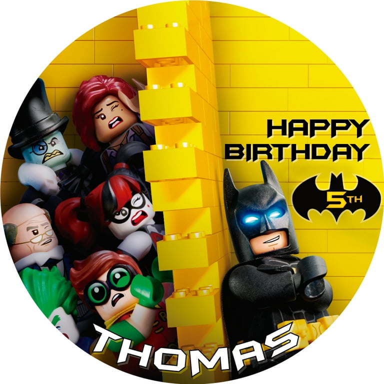 Lego Batman Cake Toppers Lego Batman Cake With Edible Lego! By