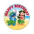 7.5 Inch Lilo And Freind Cake Topper – Round Edible Birthday Cake ...