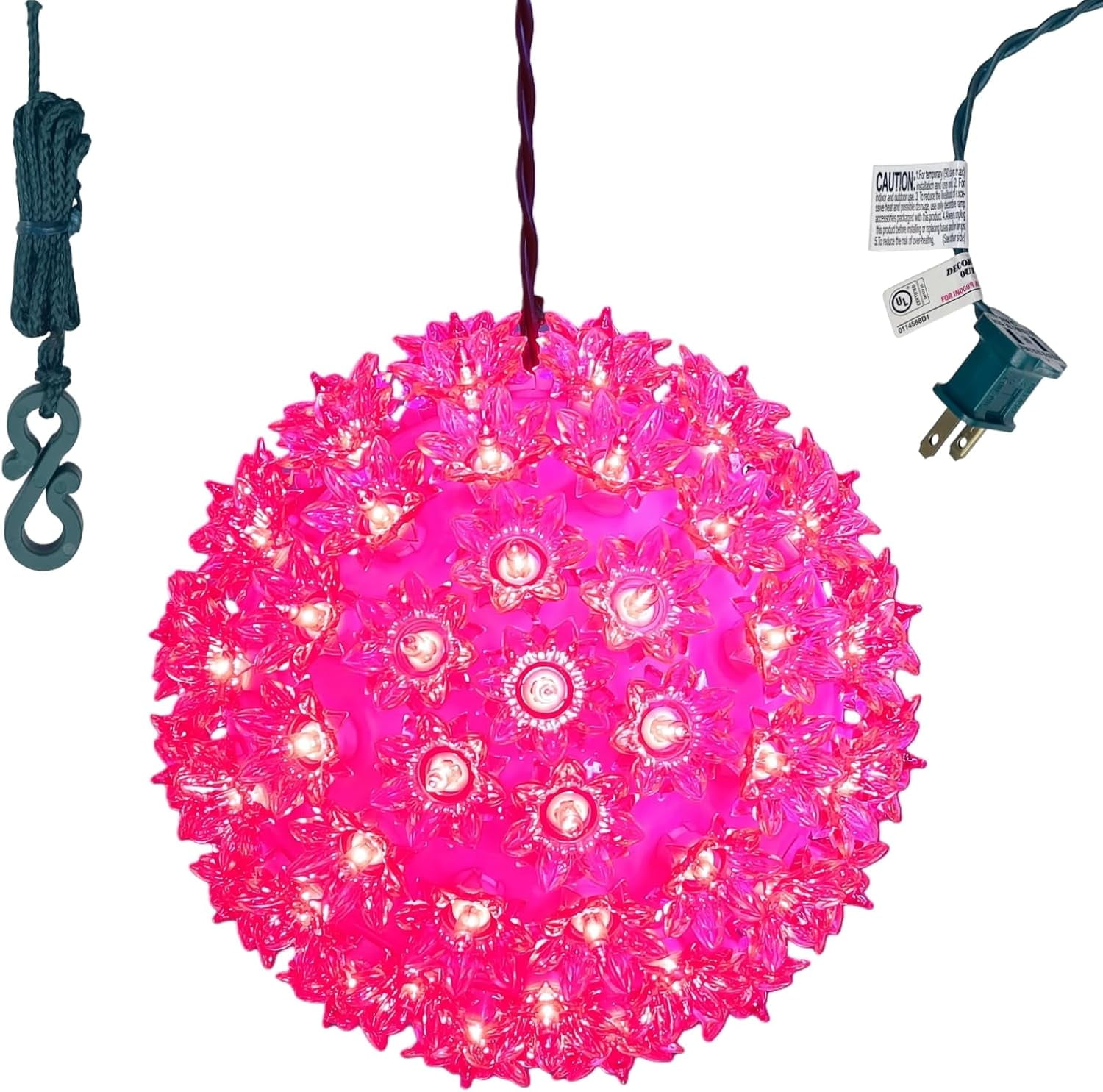 7.5 Inch Pink StarYANTON Sphere YANTONs, UL Certified Commercial Grade ...