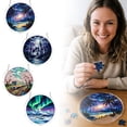 7.5 Inch Transparent Acrylic Puzzle Hanging Ornament Glossy Lightproof ...