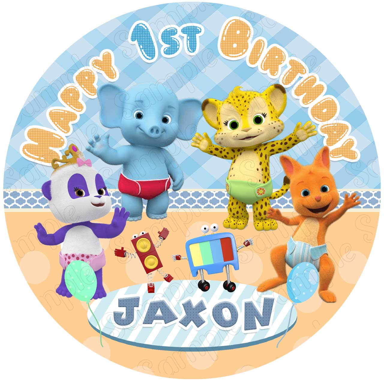 Word Party Birthday Cakes