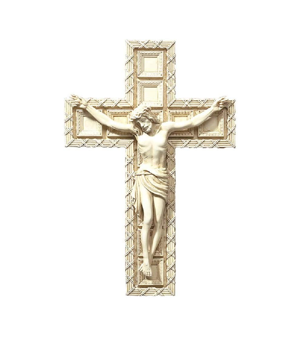 7.5 Inches High, Resin, Crucifix Gift Cross, Accompanied By a ...