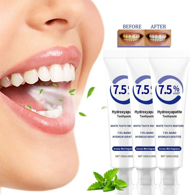 7.5% Nano Hydroxyapatite Toothpaste - Fluorohydroxyapatite-free ...