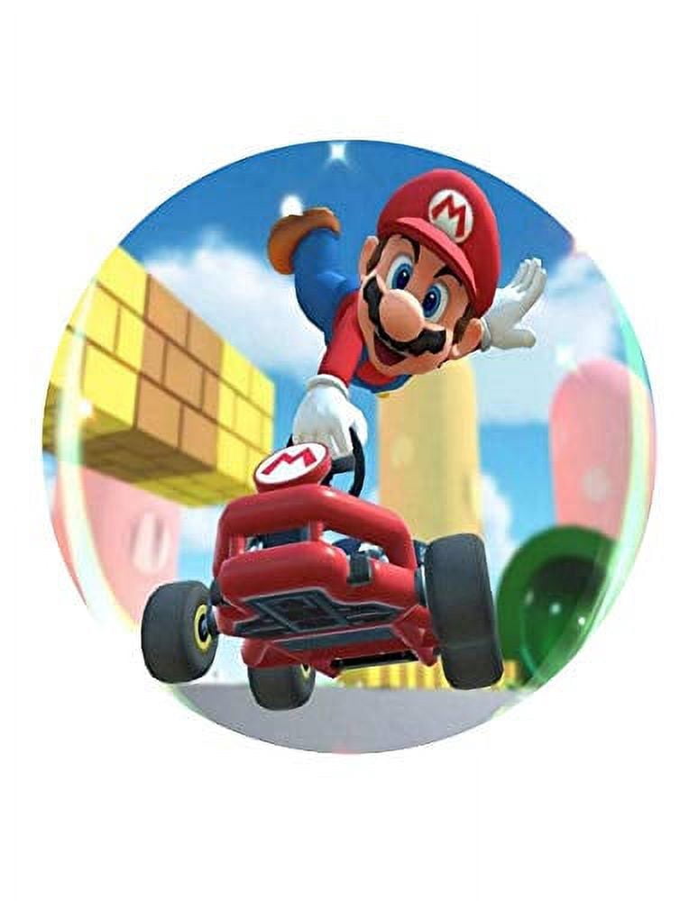 7.5" Pre-Cut Mario Edible Image Cake Topper! - Walmart.com
